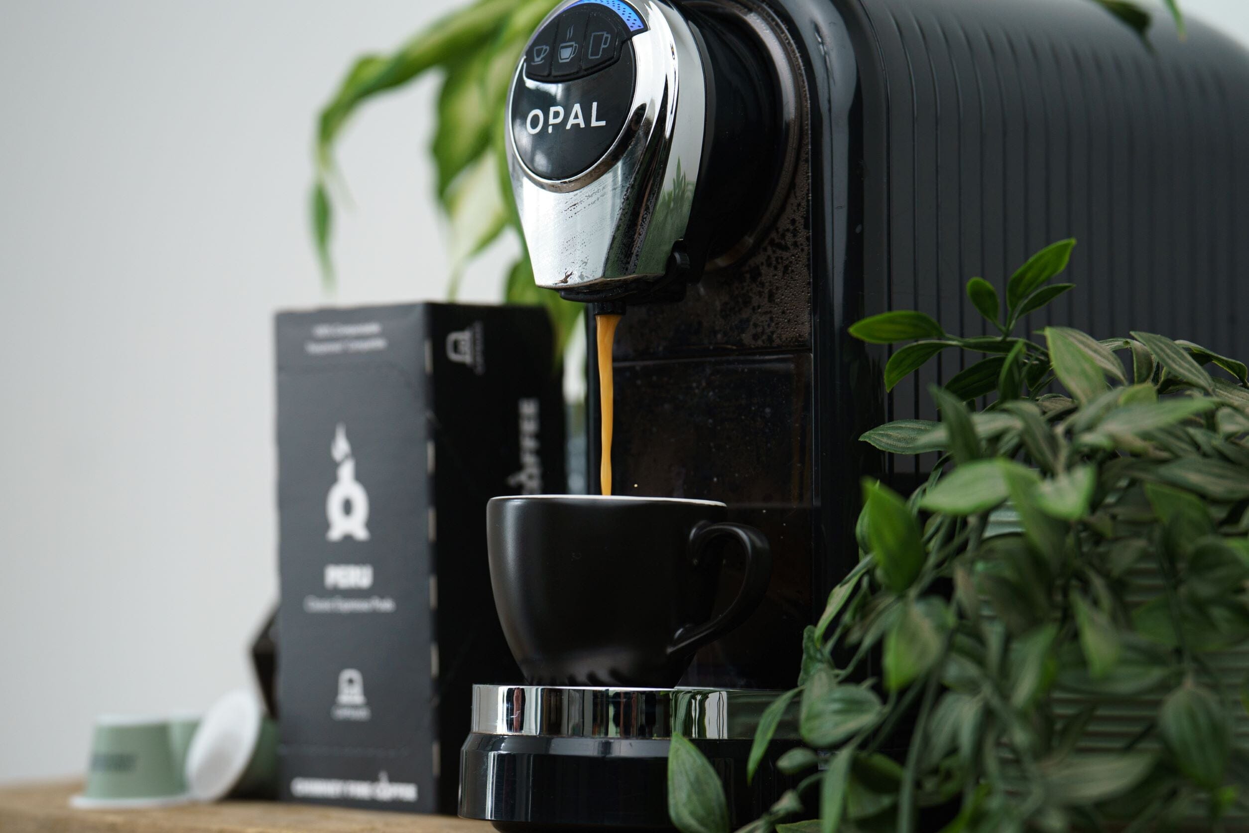 OPAL One Coffee Pod Machine [Black] – Chimney Fire Coffee
